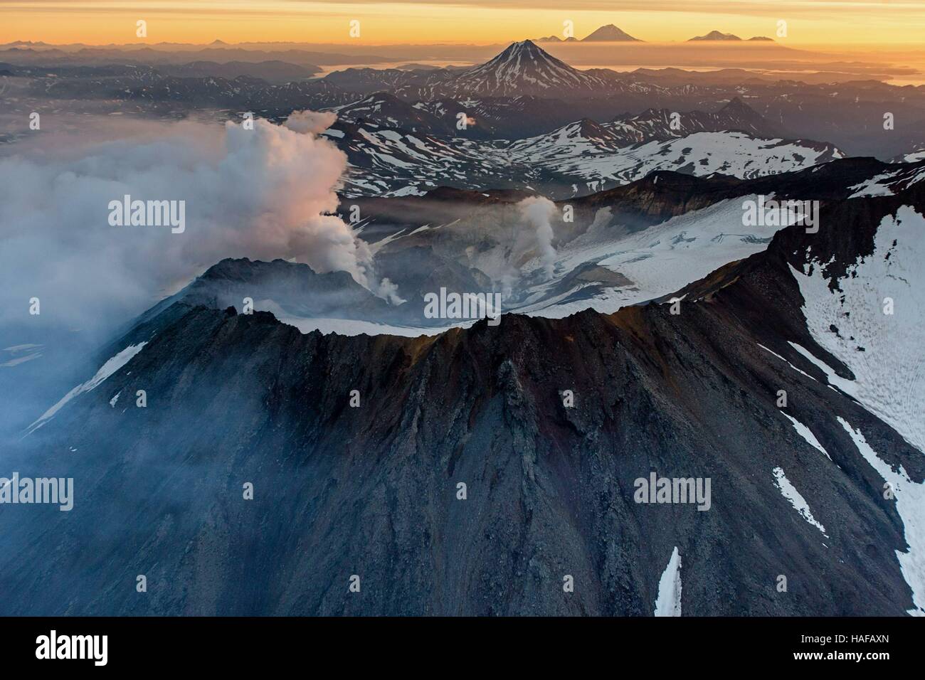 'Russia from Above' project. Russia. Kamchatka peninsula. Mutnovsky ...
