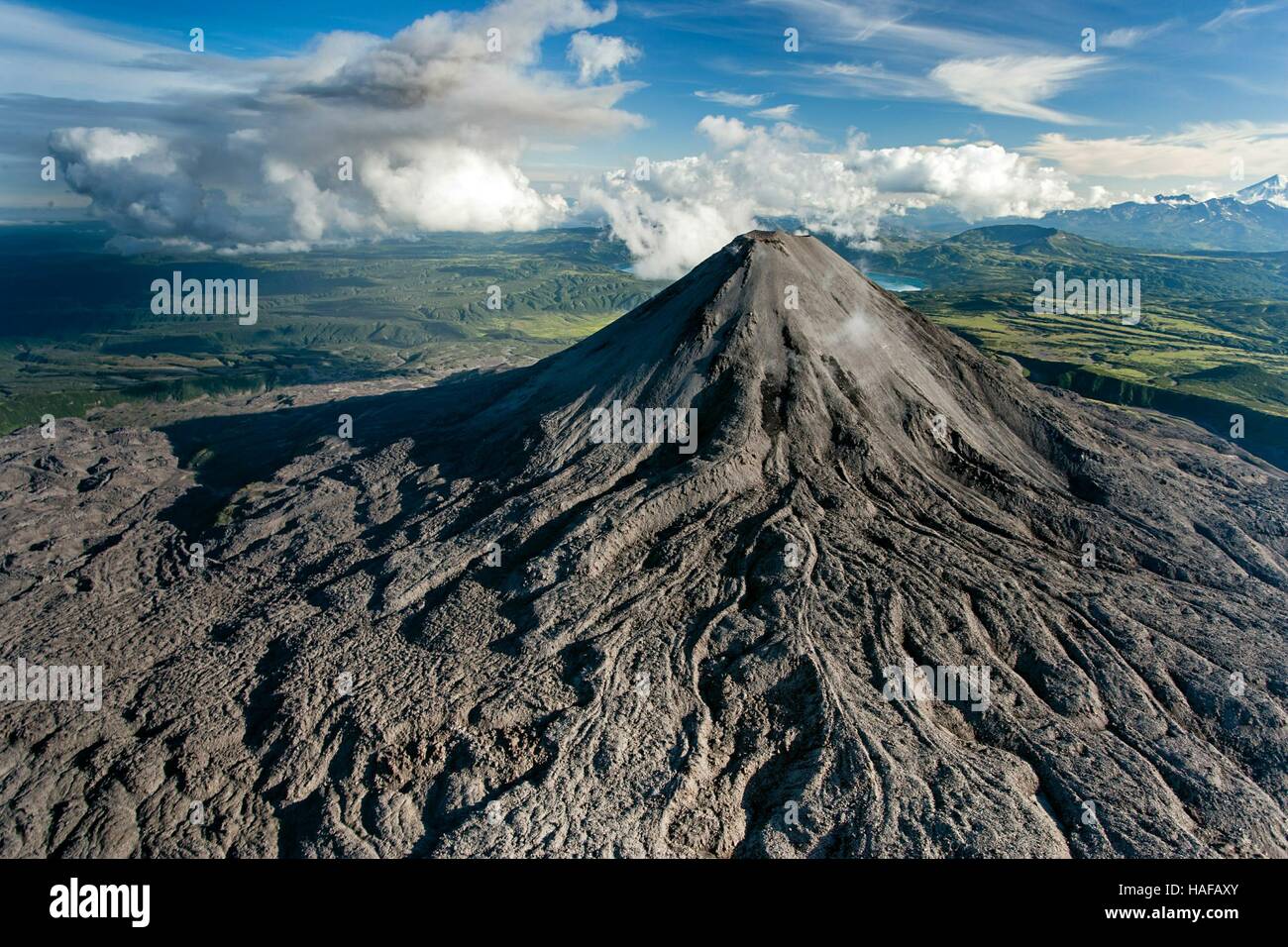 'Russia from Above' project. Russia. Kamchatka peninsula. Karymsky ...