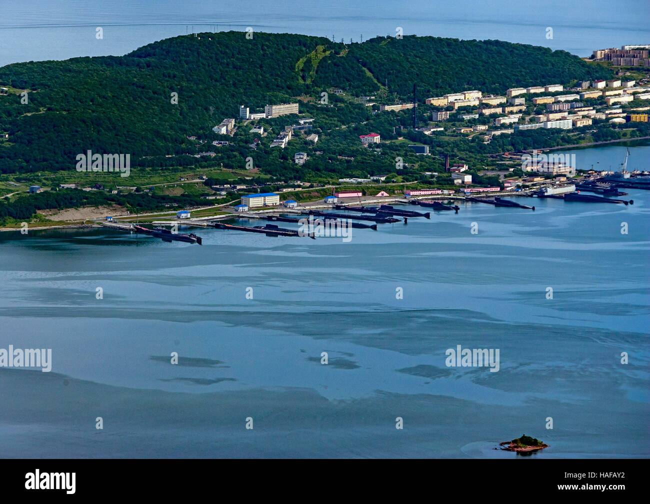'Russia from Above' project. Russia. Kamchatka peninsula. Vilyuchinsk ...
