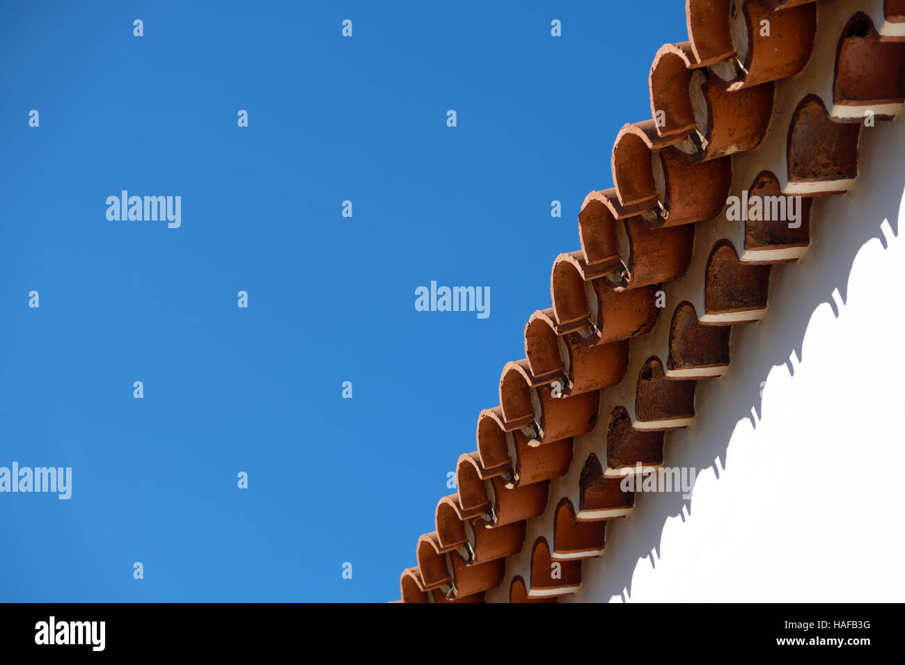 Spanish red roof tiles hi-res stock photography and images - Alamy