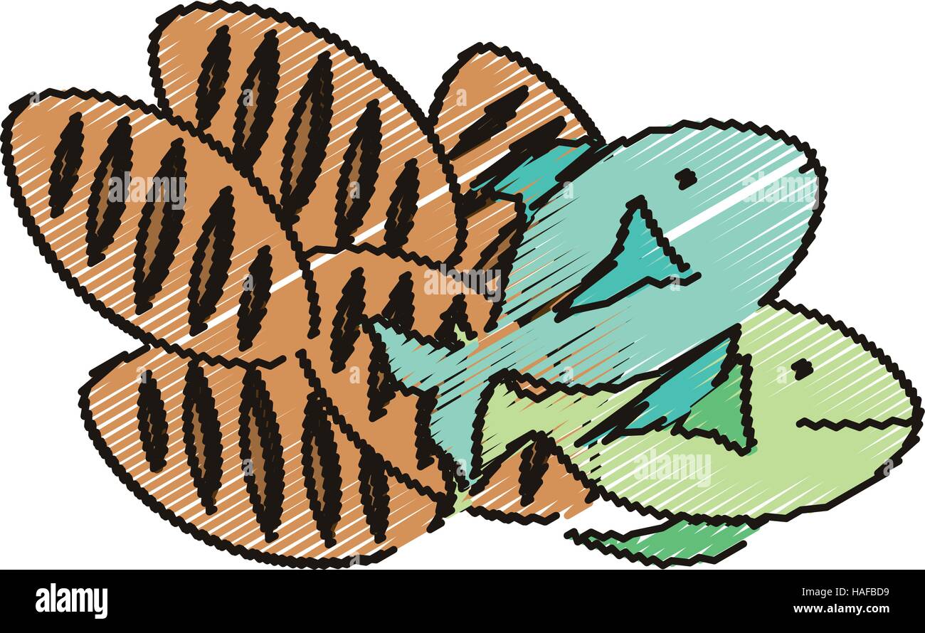 Fish and bread icon. Religion god pray faith and believe theme ...