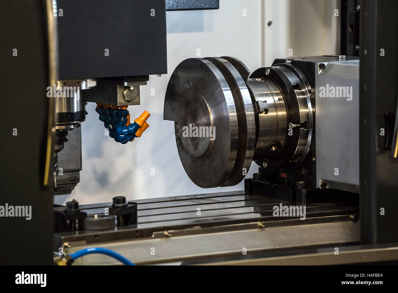 CNC turning center Stock Photo - Alamy