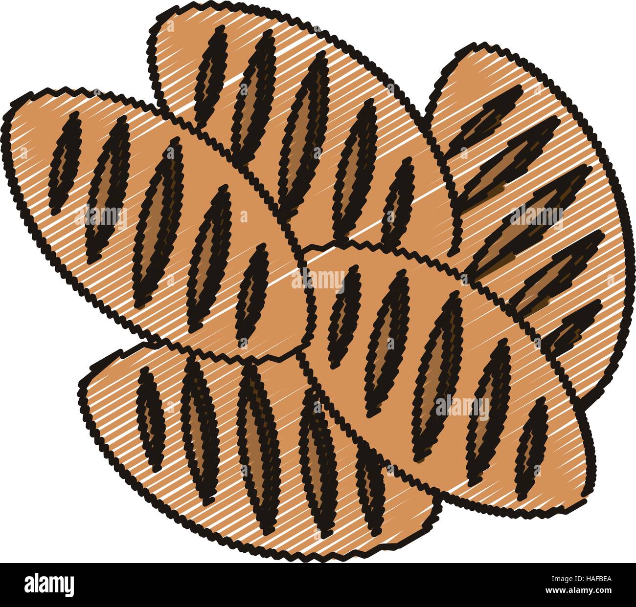 Bread icon. Bakery food shop traditional and quality theme. Isolated ...