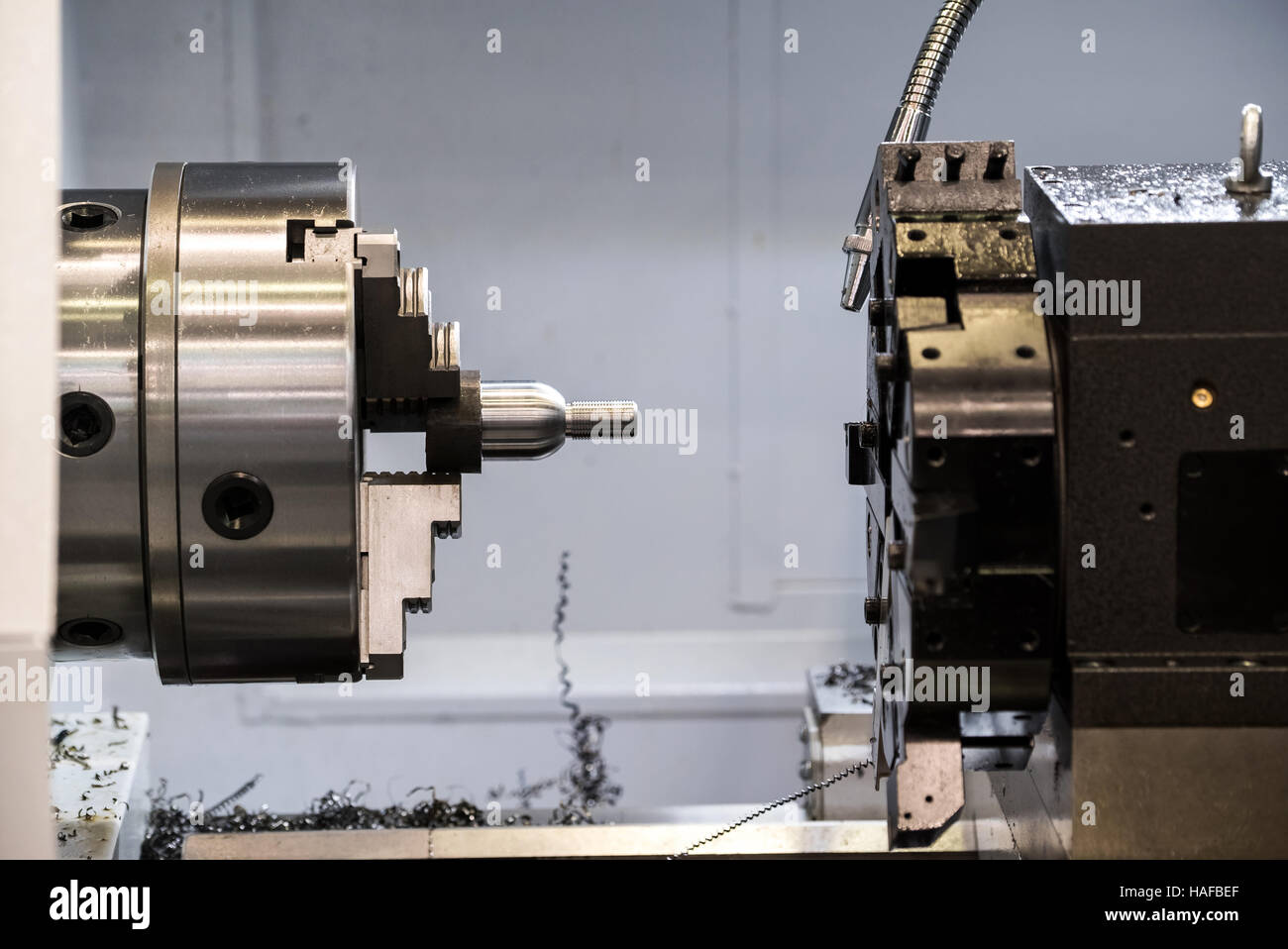 CNC turning center Stock Photo - Alamy