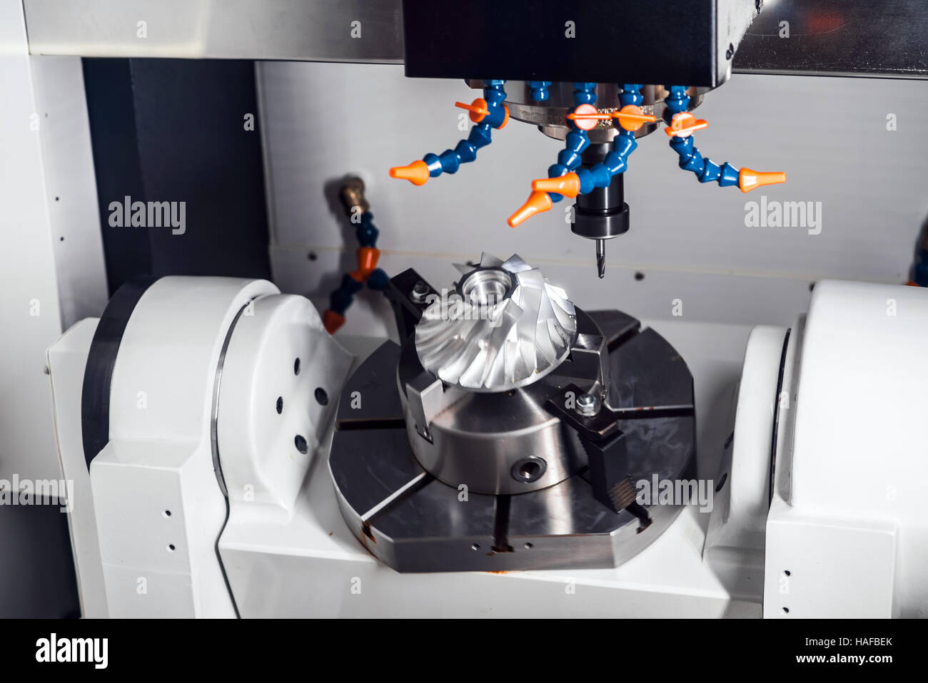 CNC turning center Stock Photo - Alamy