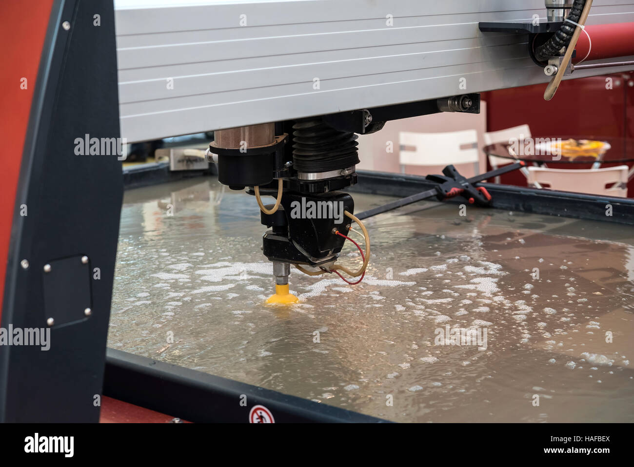 Laser metal sheet machine Stock Photo - Alamy