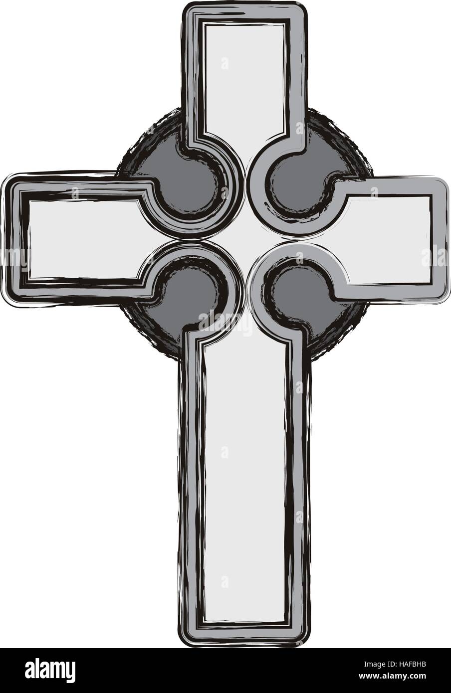 Cross icon. Religion god pray faith and believe theme. Isolated design ...