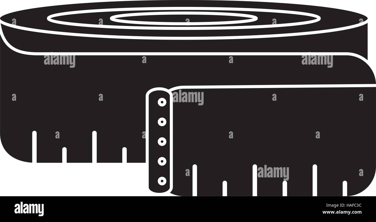 pictogram measuring tape lose weight fitness gym Stock Vector Image ...