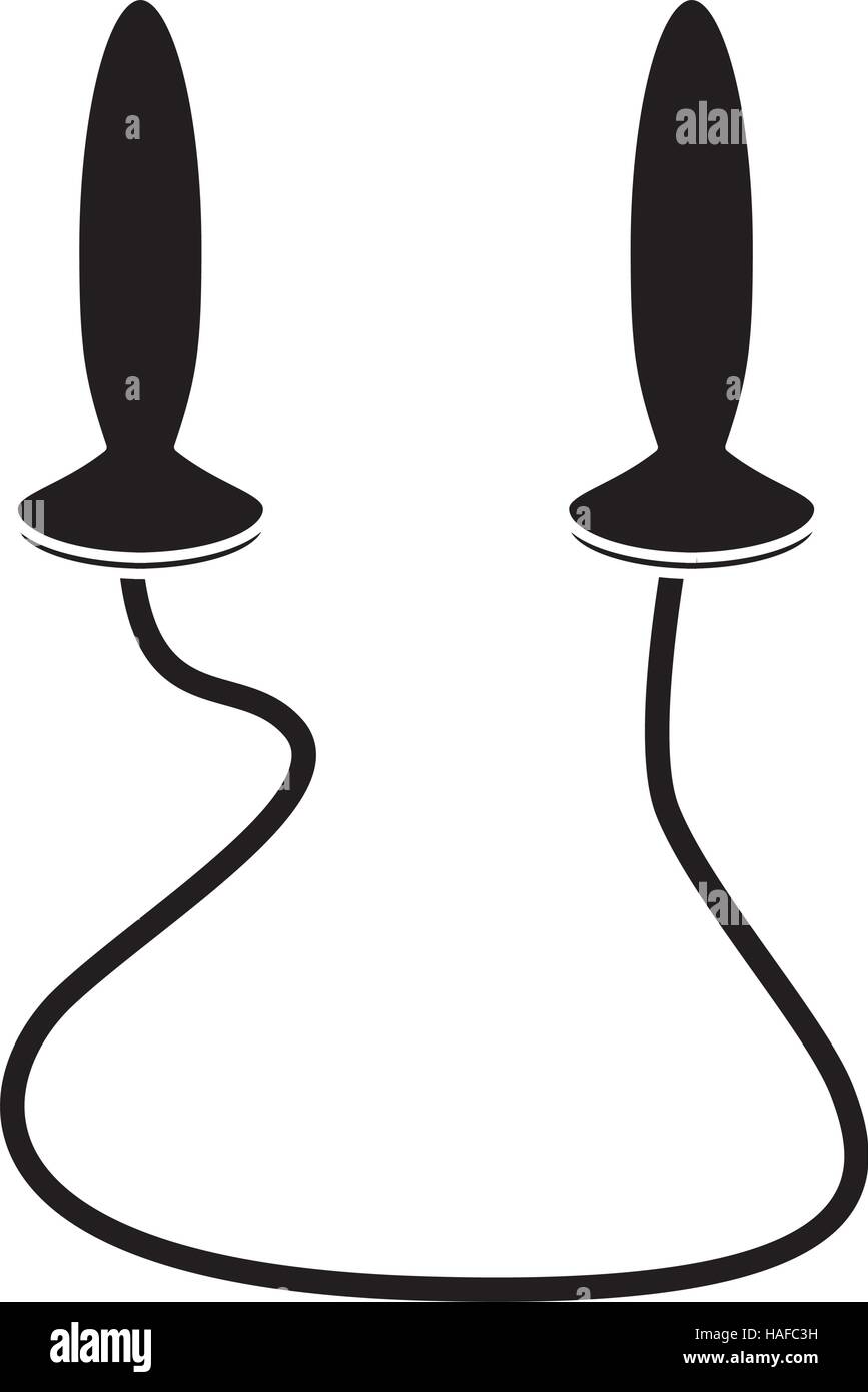 pictogram jumping rope cardio fitness gym Stock Vector Image & Art - Alamy