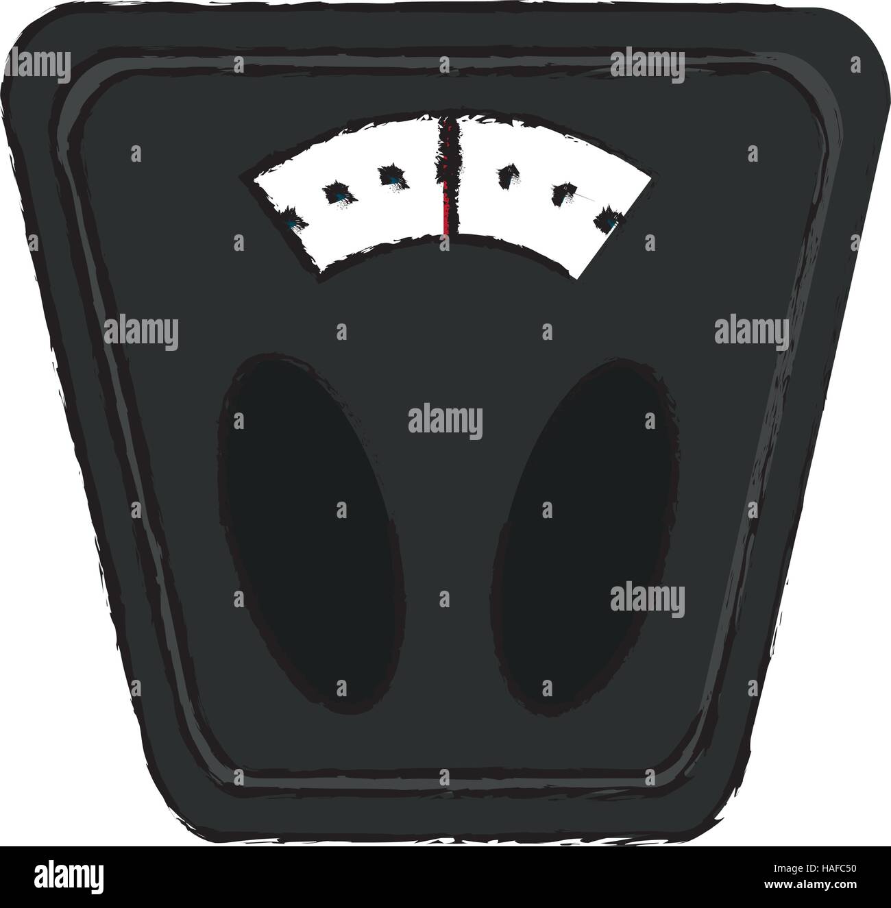 drawing analog weight scale fitness Stock Vector Image & Art - Alamy