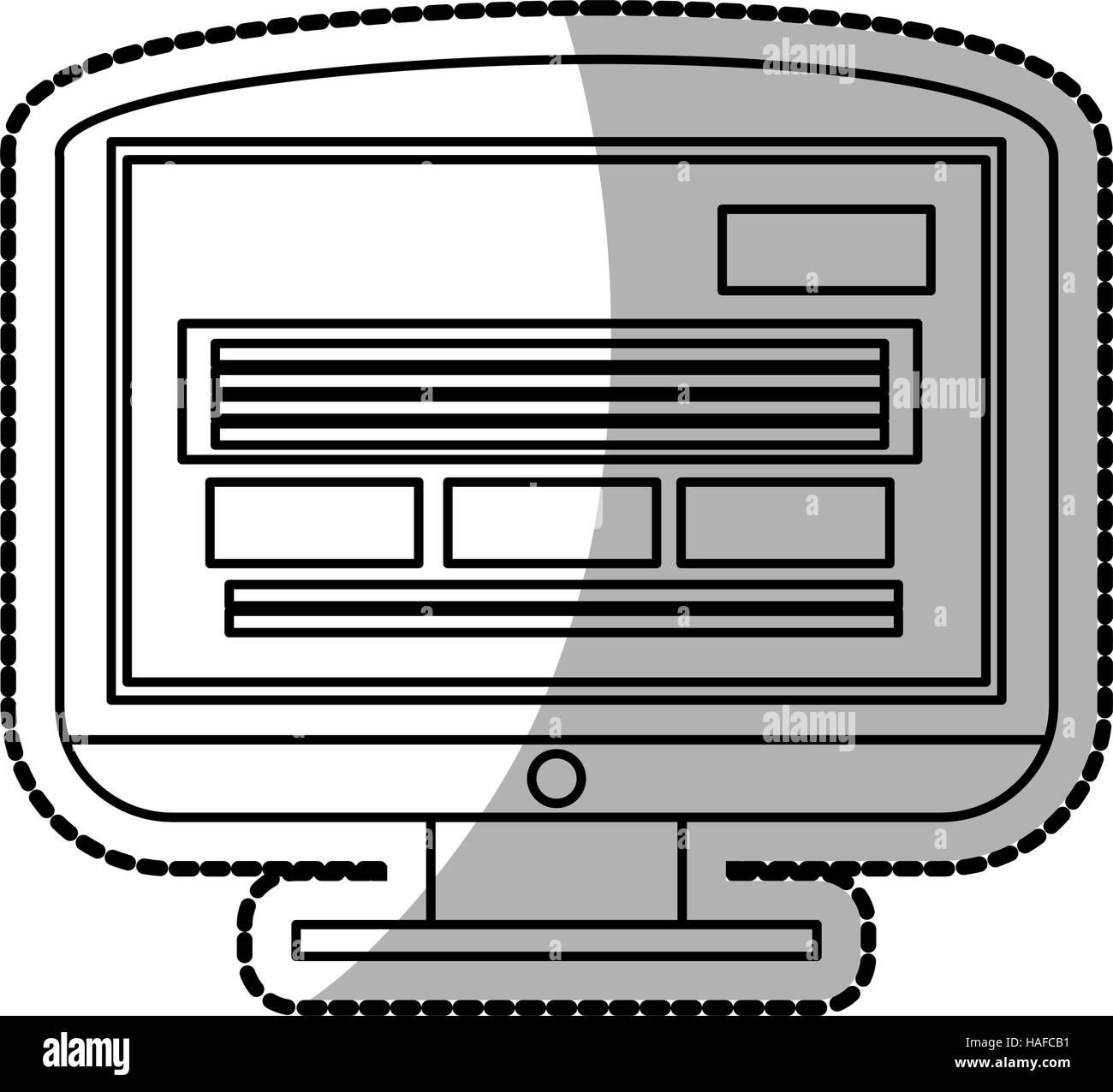 Isolated computer device design Stock Vector Image & Art - Alamy