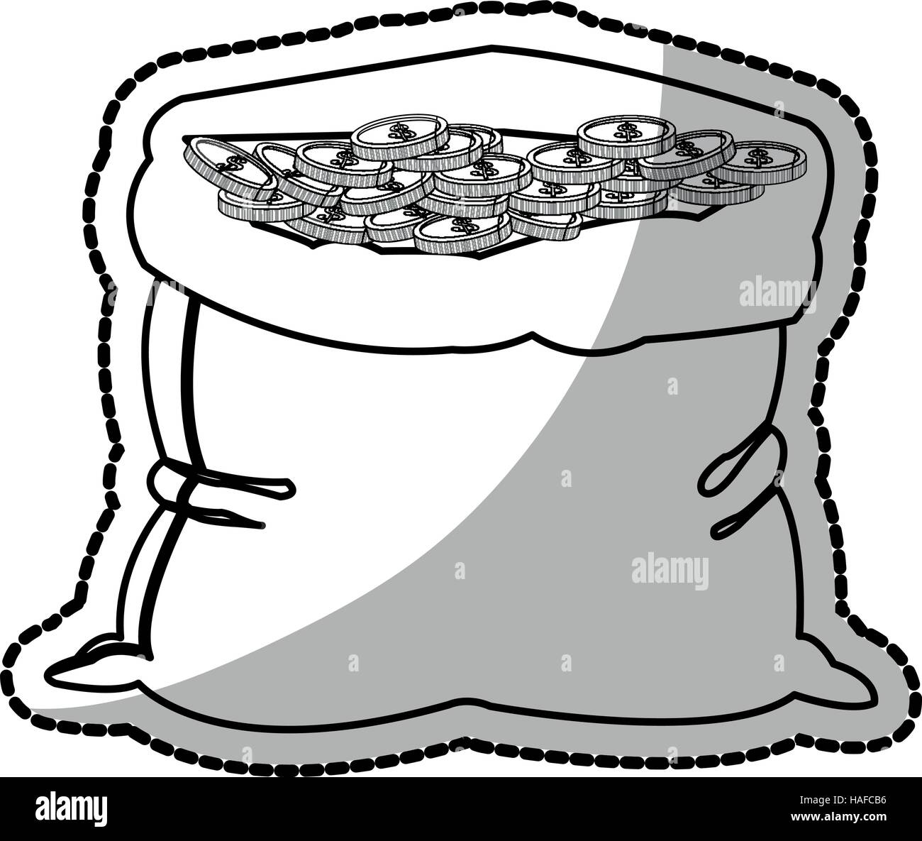 Isolated money bag design Stock Vector Image & Art - Alamy