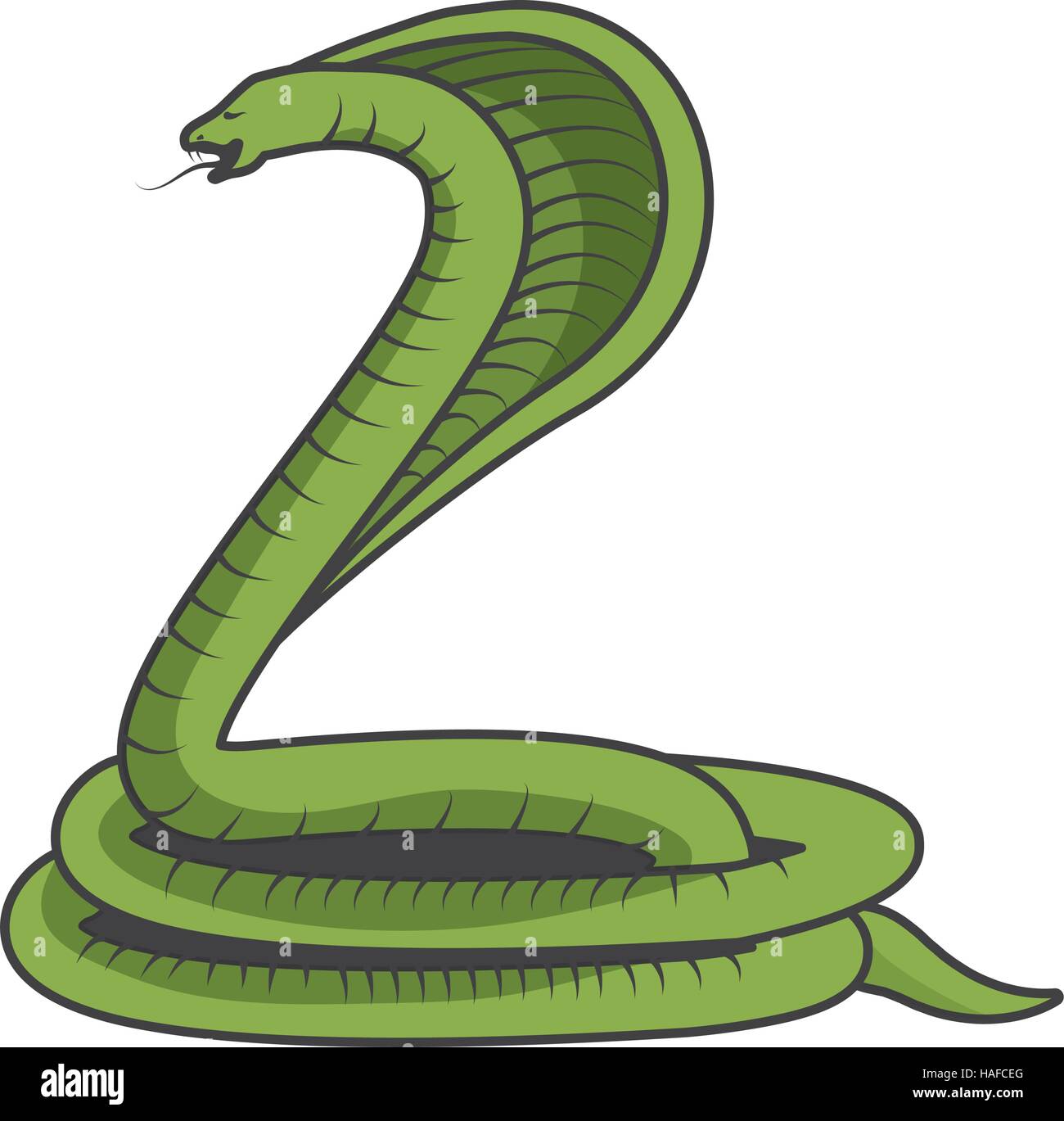 Poisonous Cobra serpent Stock Vector Image & Art - Alamy