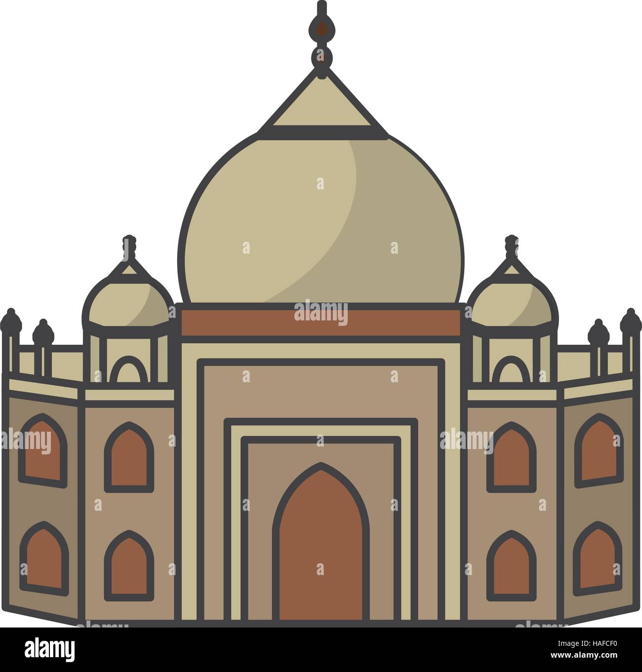 Mughal empire architecture Stock Vector Images - Alamy
