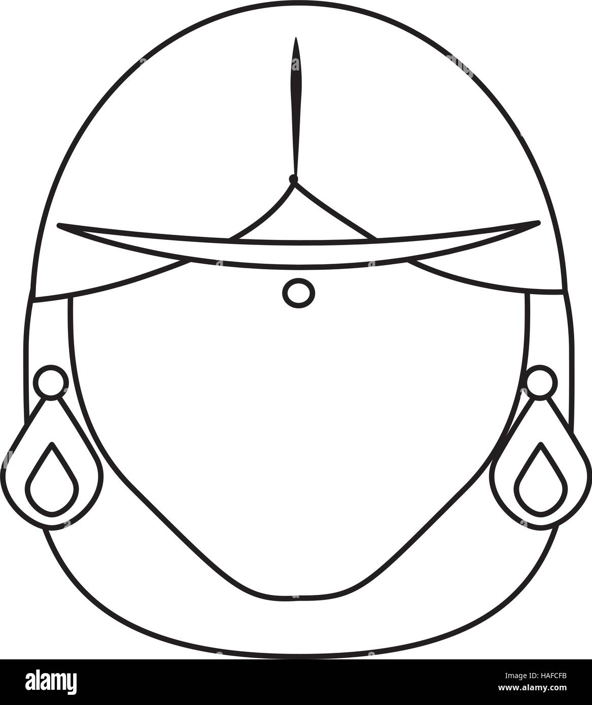 Female indian model Stock Vector Images - Alamy