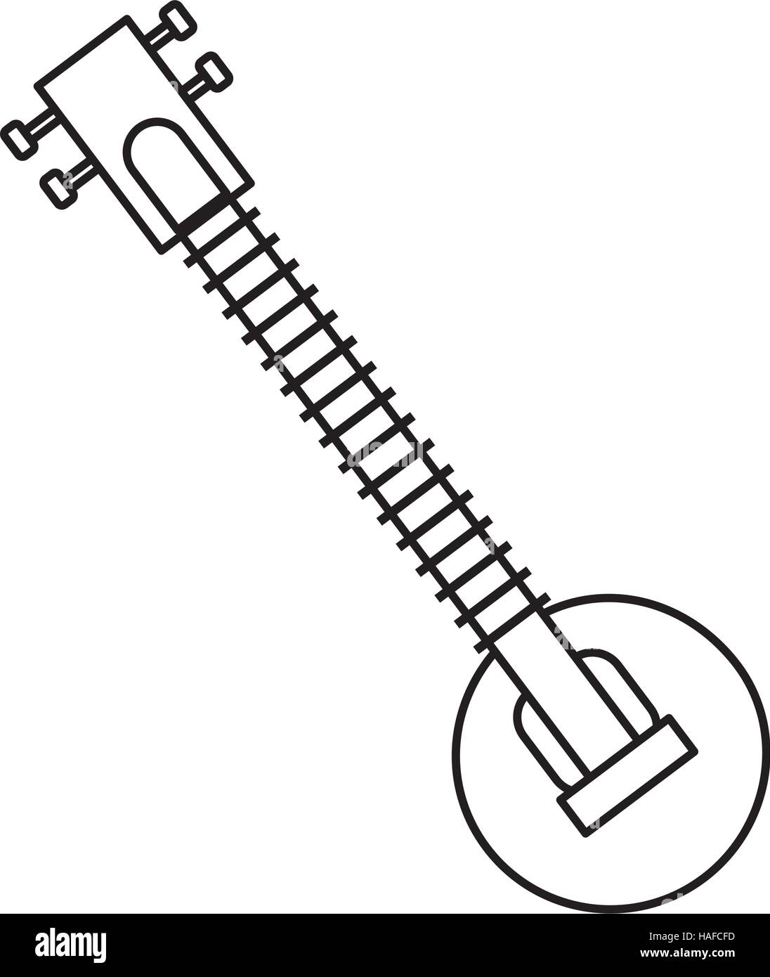 Sitar indian music instrument Stock Vector Image & Art - Alamy