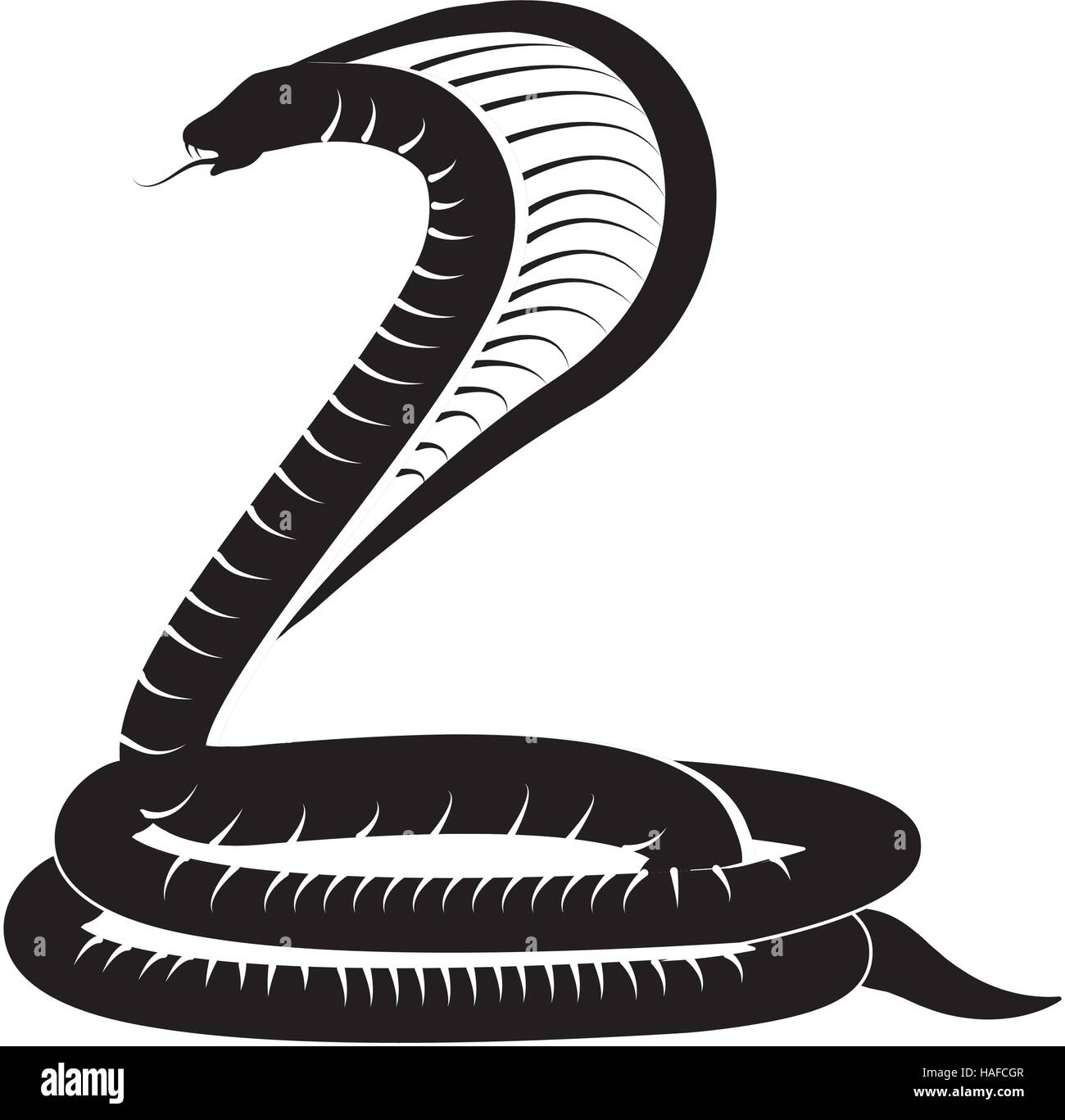 Poisonous Cobra serpent Stock Vector Image & Art - Alamy