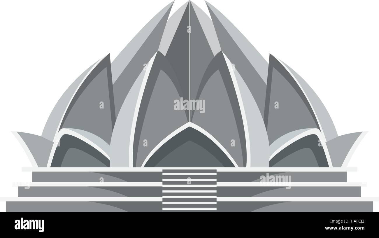 Lotus temple architecture Stock Vector Image & Art - Alamy