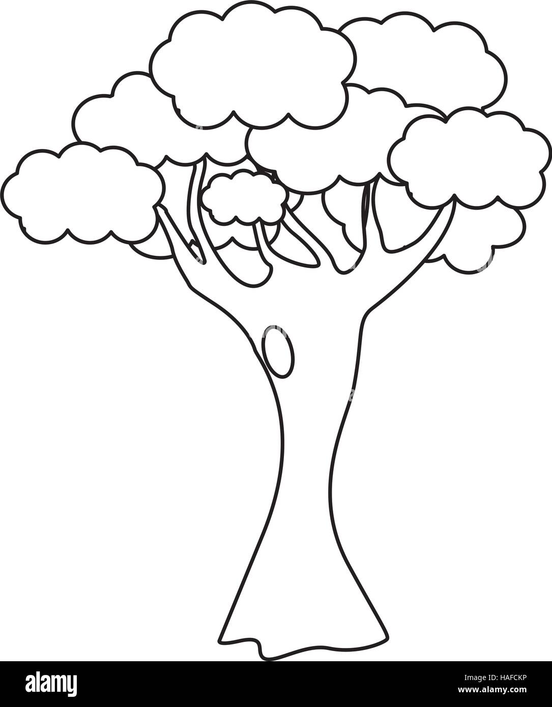 tree green nature Stock Vector Image & Art - Alamy