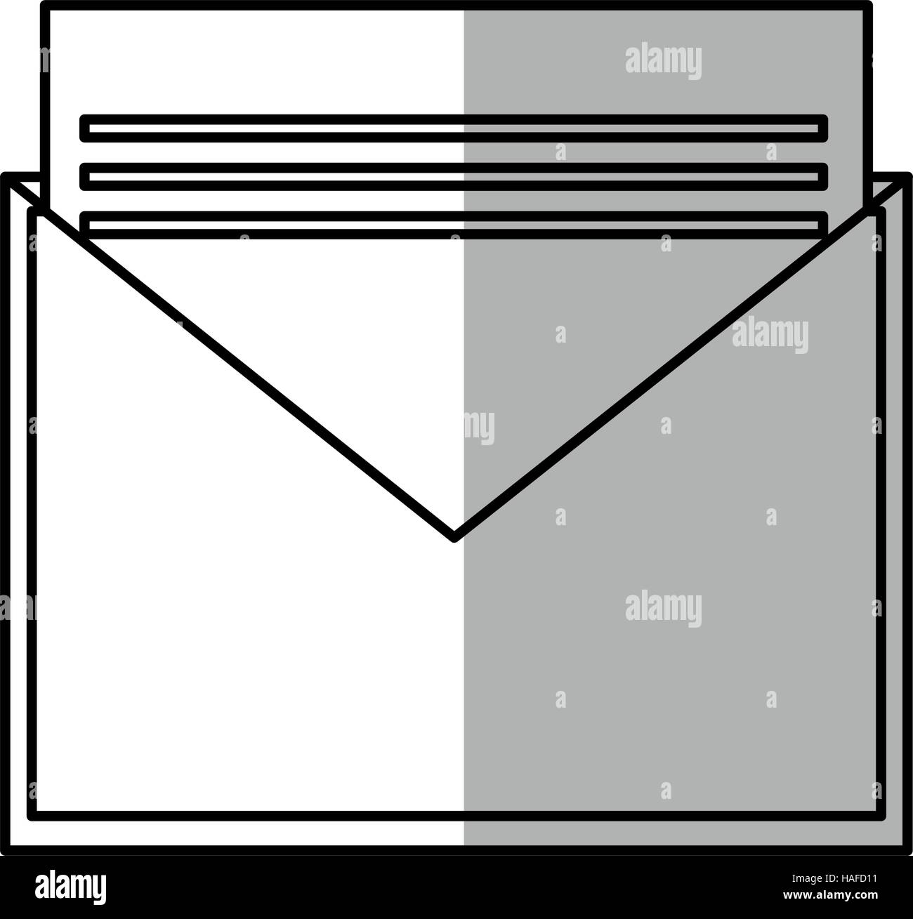 Isolated email envelope design Stock Vector Image & Art - Alamy