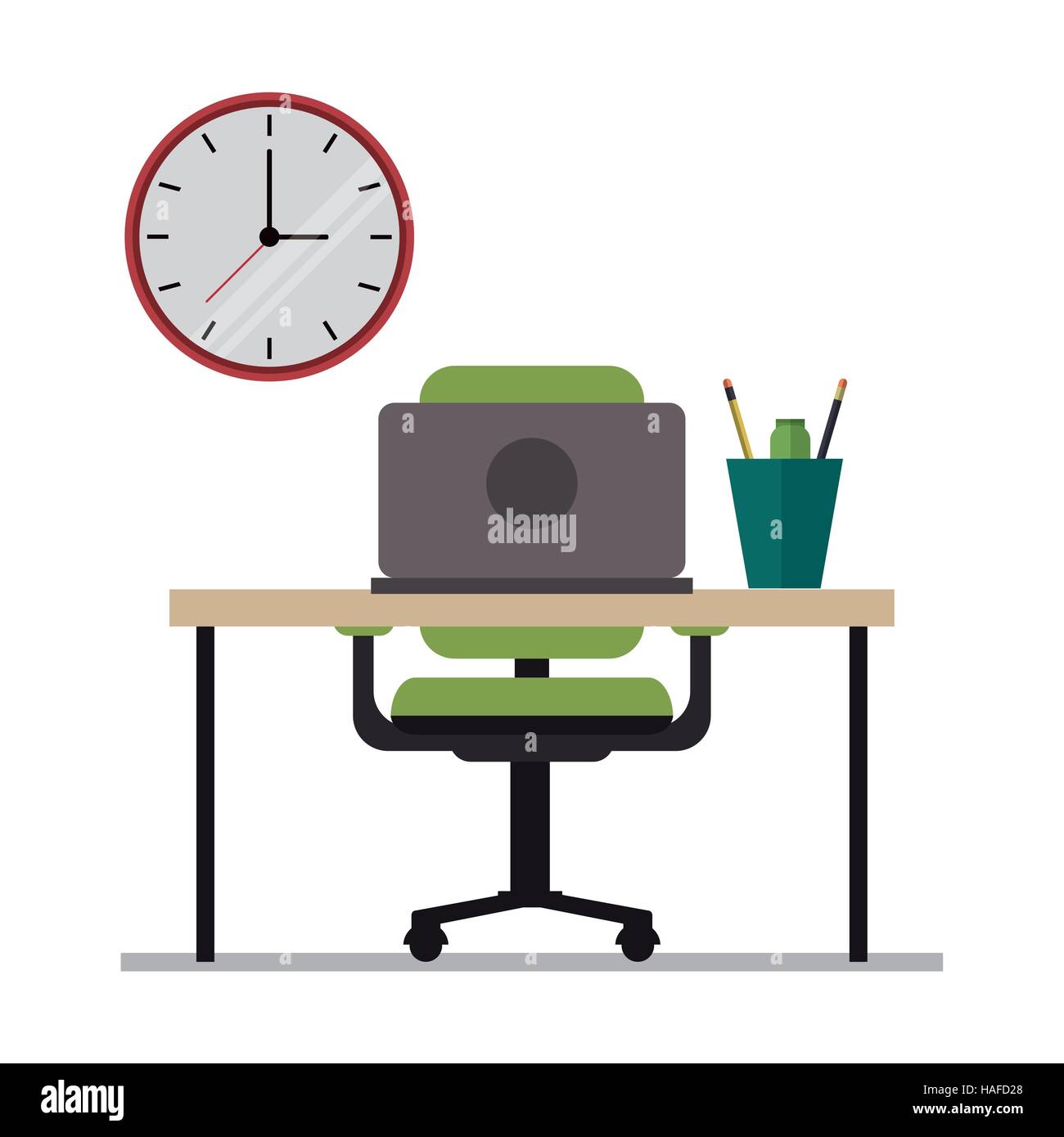 Worktime Stock Vector Images - Alamy