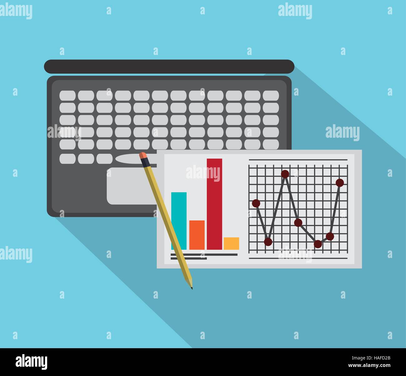 Laptop infographic and Worktime design Stock Vector Image & Art - Alamy