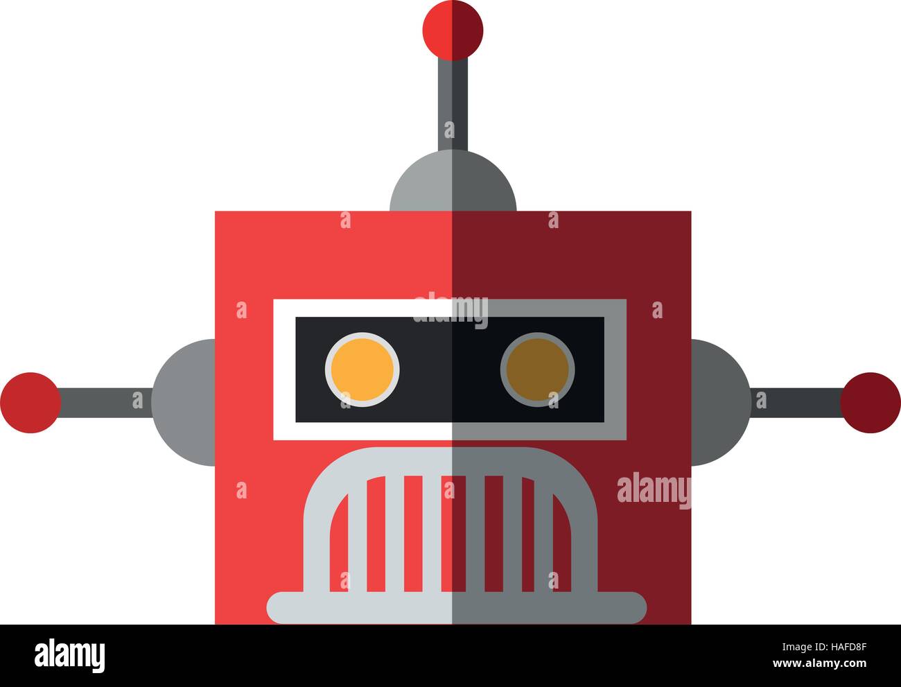 Isolated robot cartoon design Stock Vector Image & Art - Alamy
