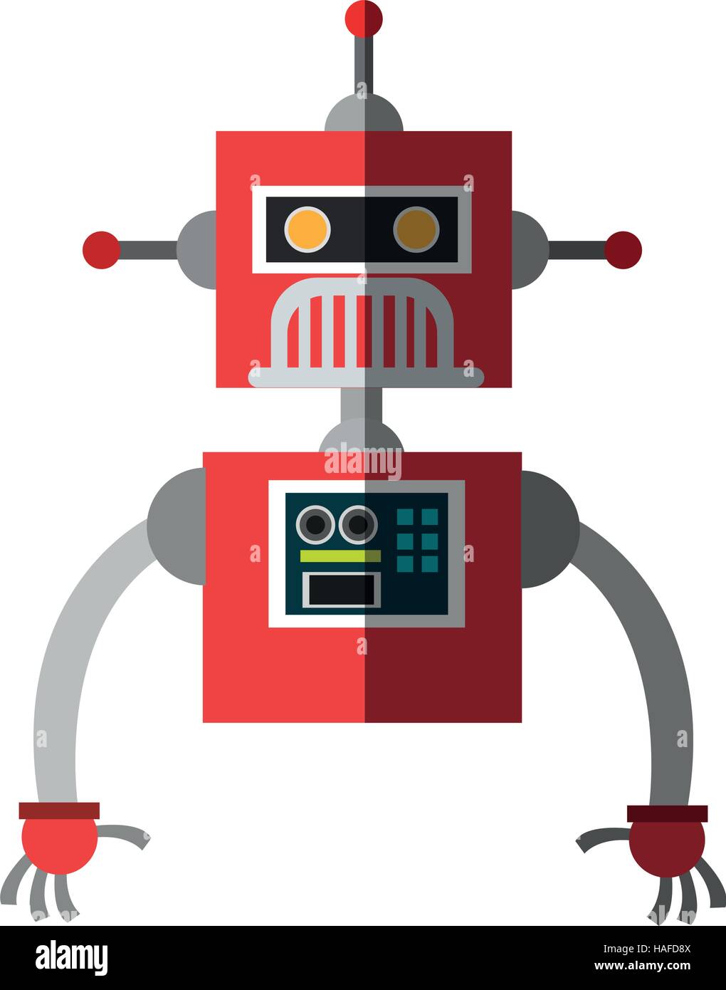 Isolated robot cartoon design Stock Vector Image & Art - Alamy