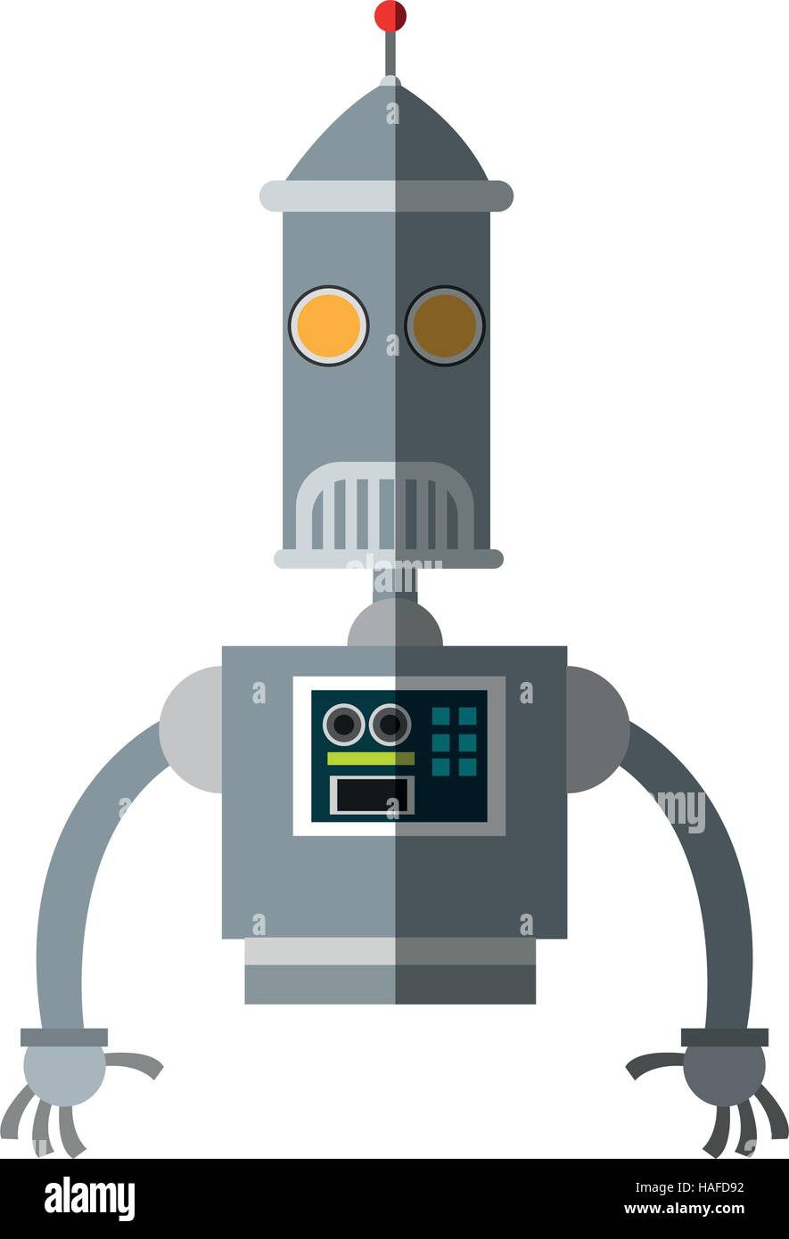 Isolated robot cartoon design Stock Vector Image & Art - Alamy