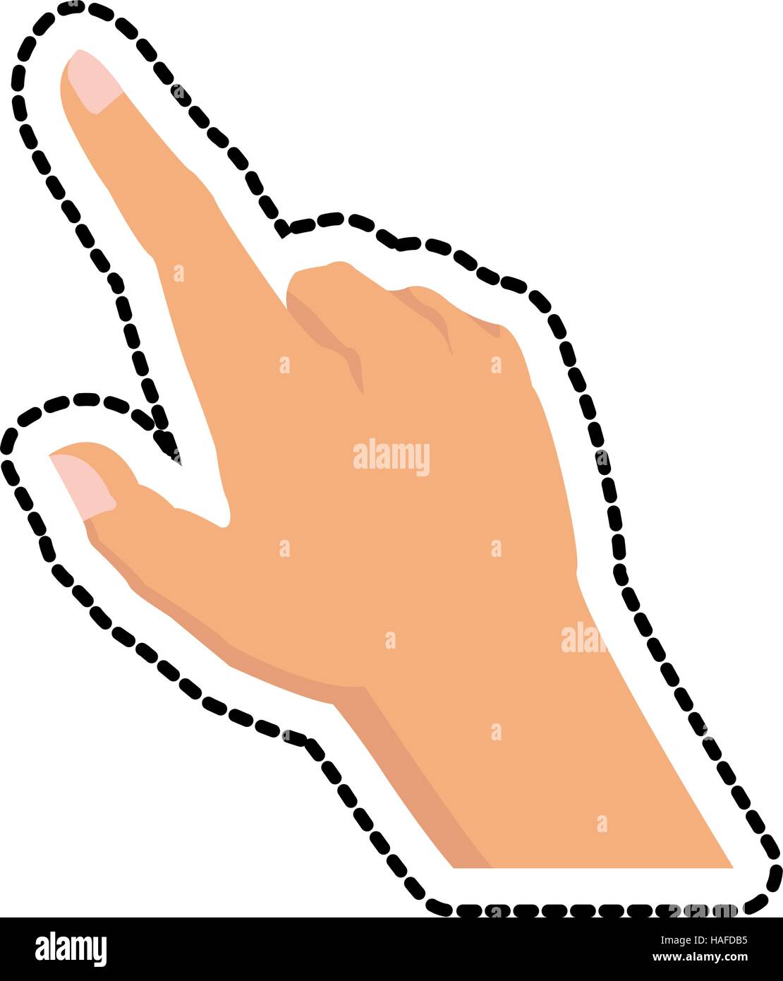 Isolated human hand design Stock Vector Image & Art - Alamy