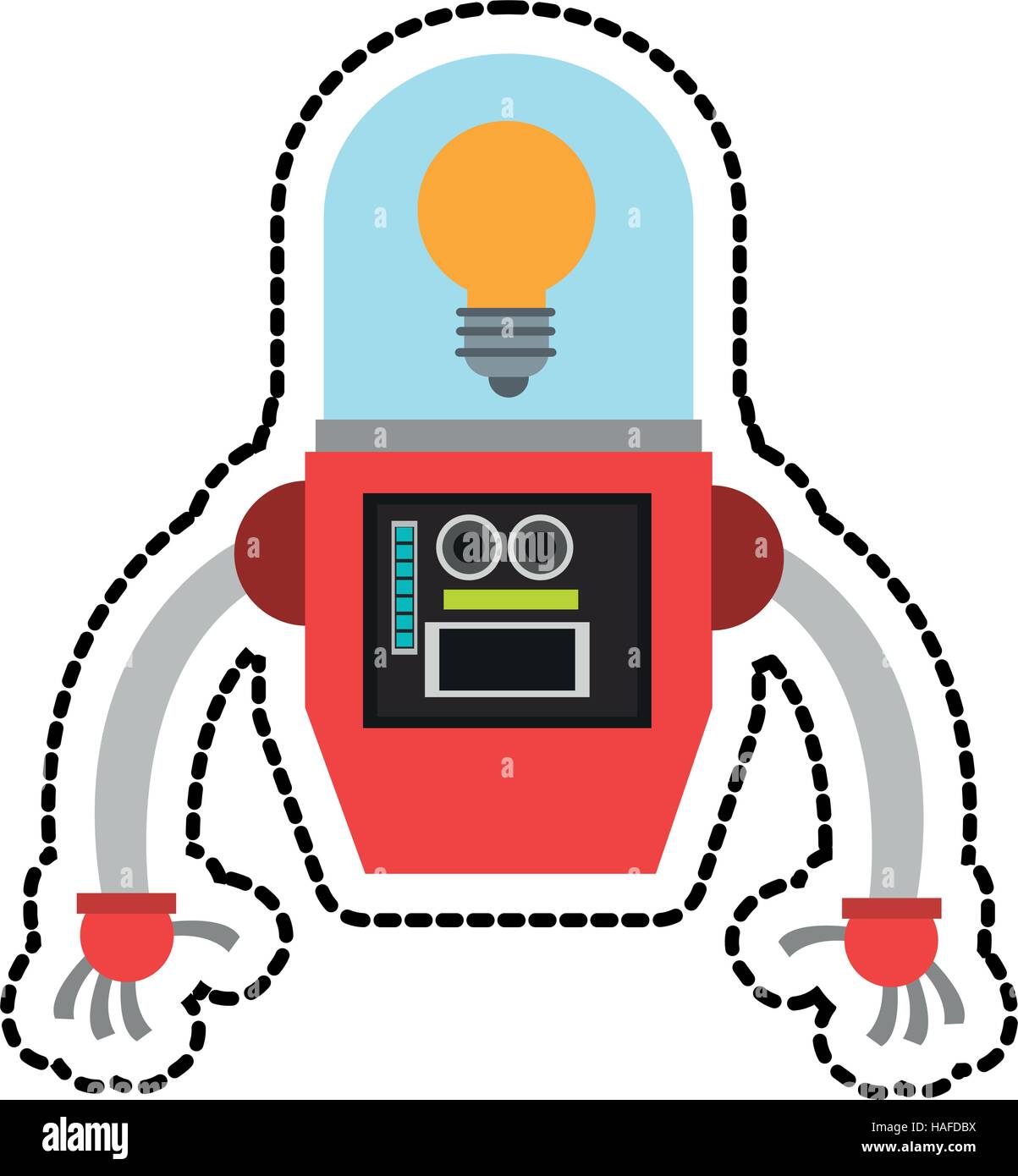 Isolated robot cartoon design Stock Vector Image & Art - Alamy