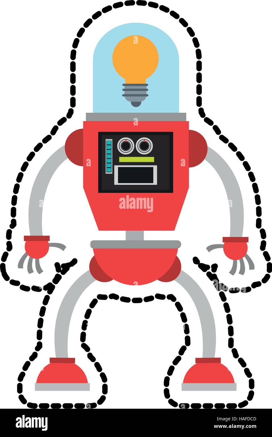 Isolated robot cartoon design Stock Vector Image & Art - Alamy