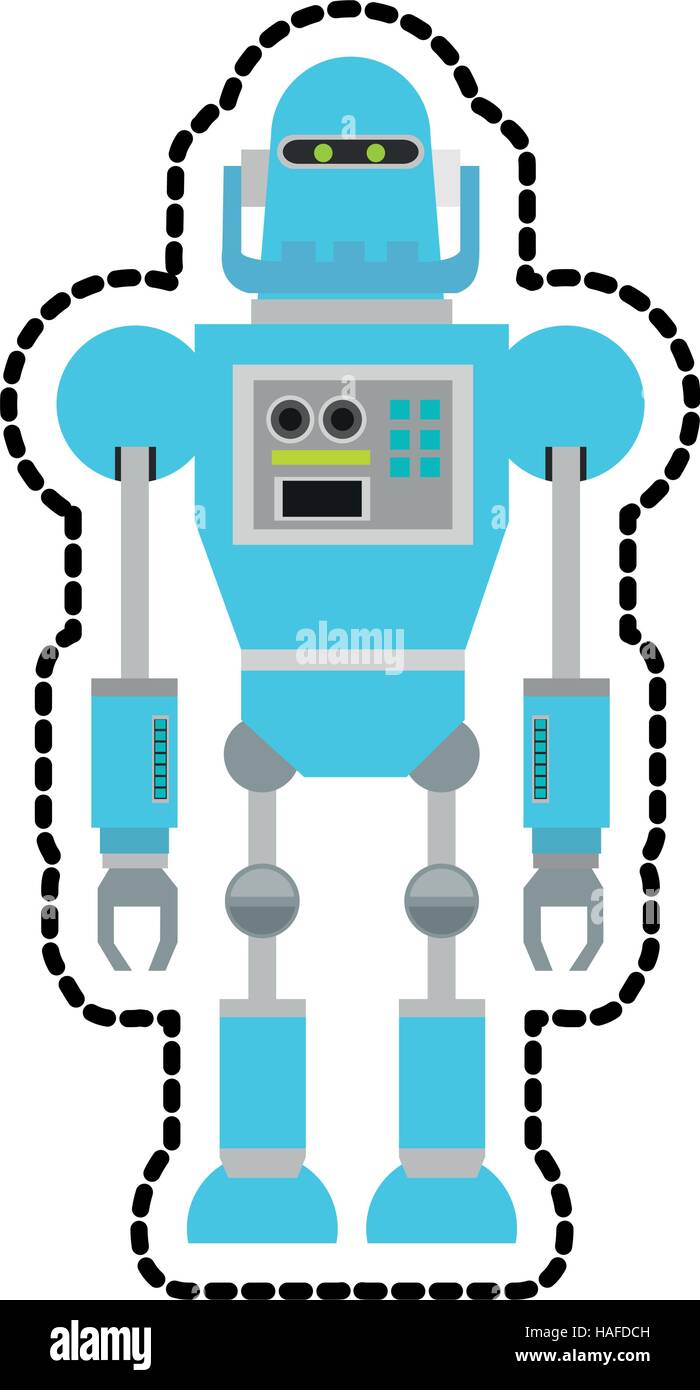 Isolated robot cartoon design Stock Vector Image & Art - Alamy