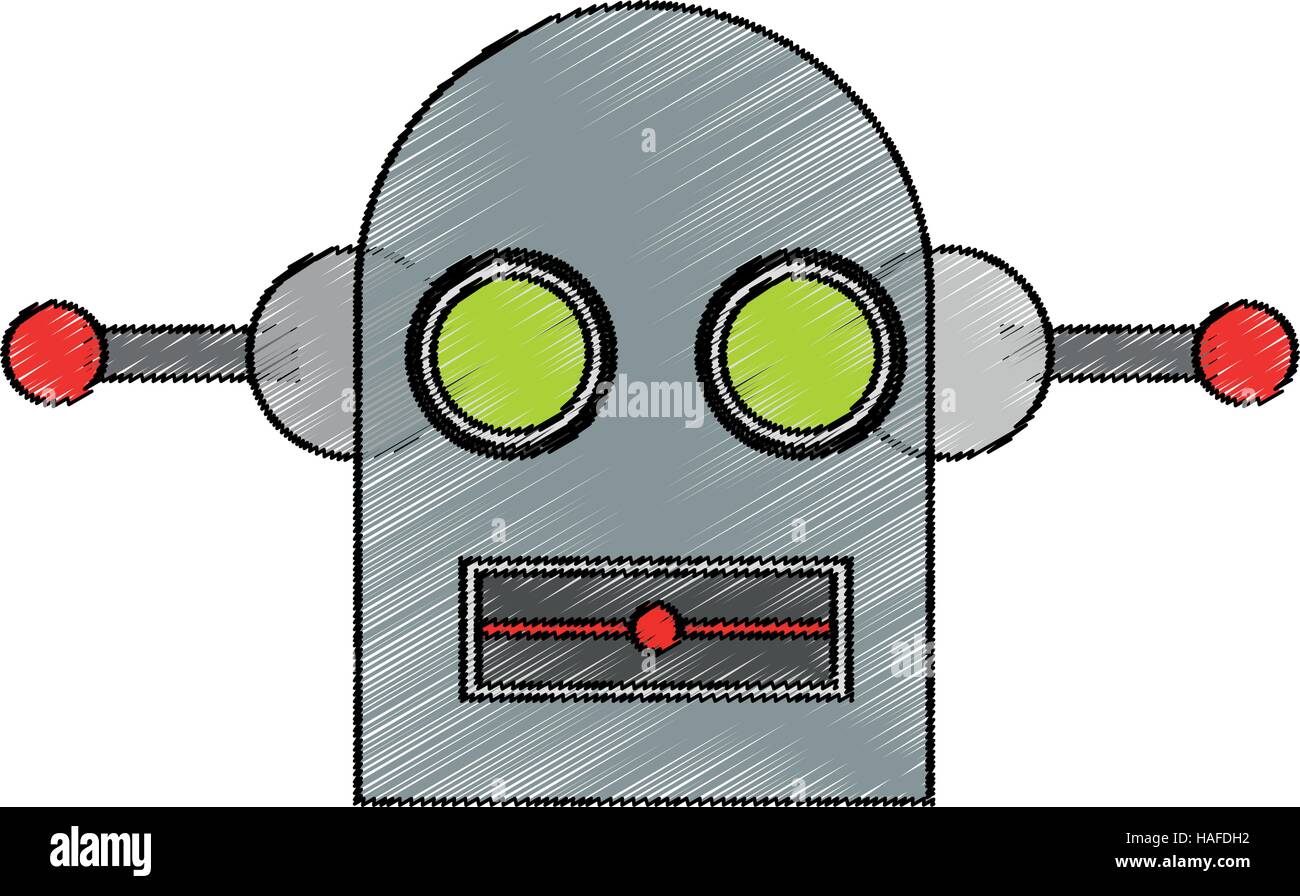 Isolated robot cartoon design Stock Vector Image & Art - Alamy