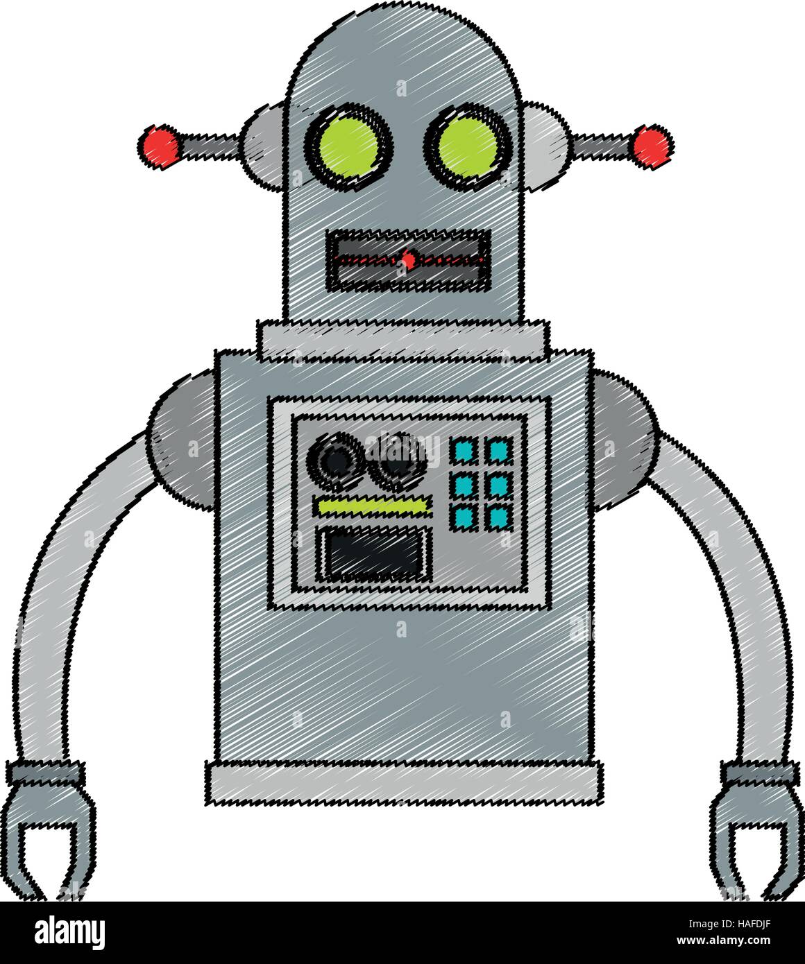Isolated robot cartoon design Stock Vector Image & Art - Alamy