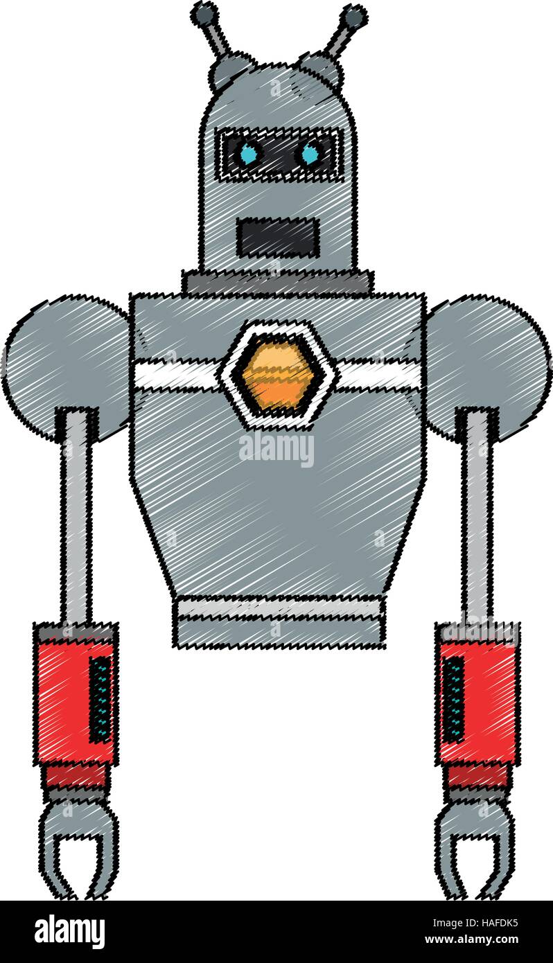 Isolated robot cartoon design Stock Vector Image & Art - Alamy