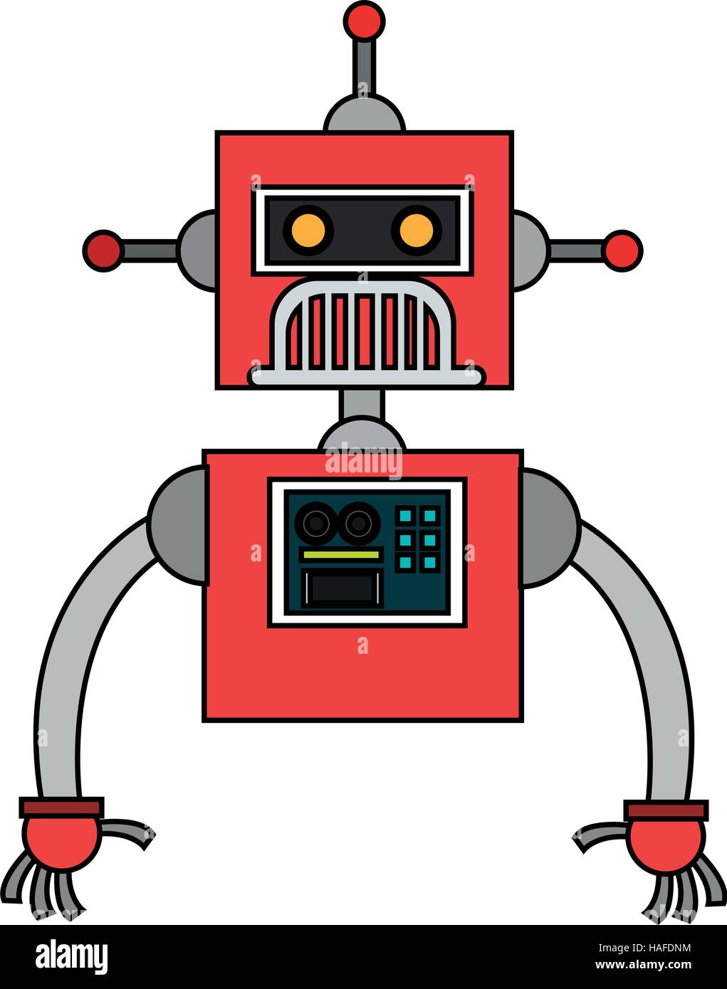 Isolated robot cartoon design Stock Vector Image & Art - Alamy