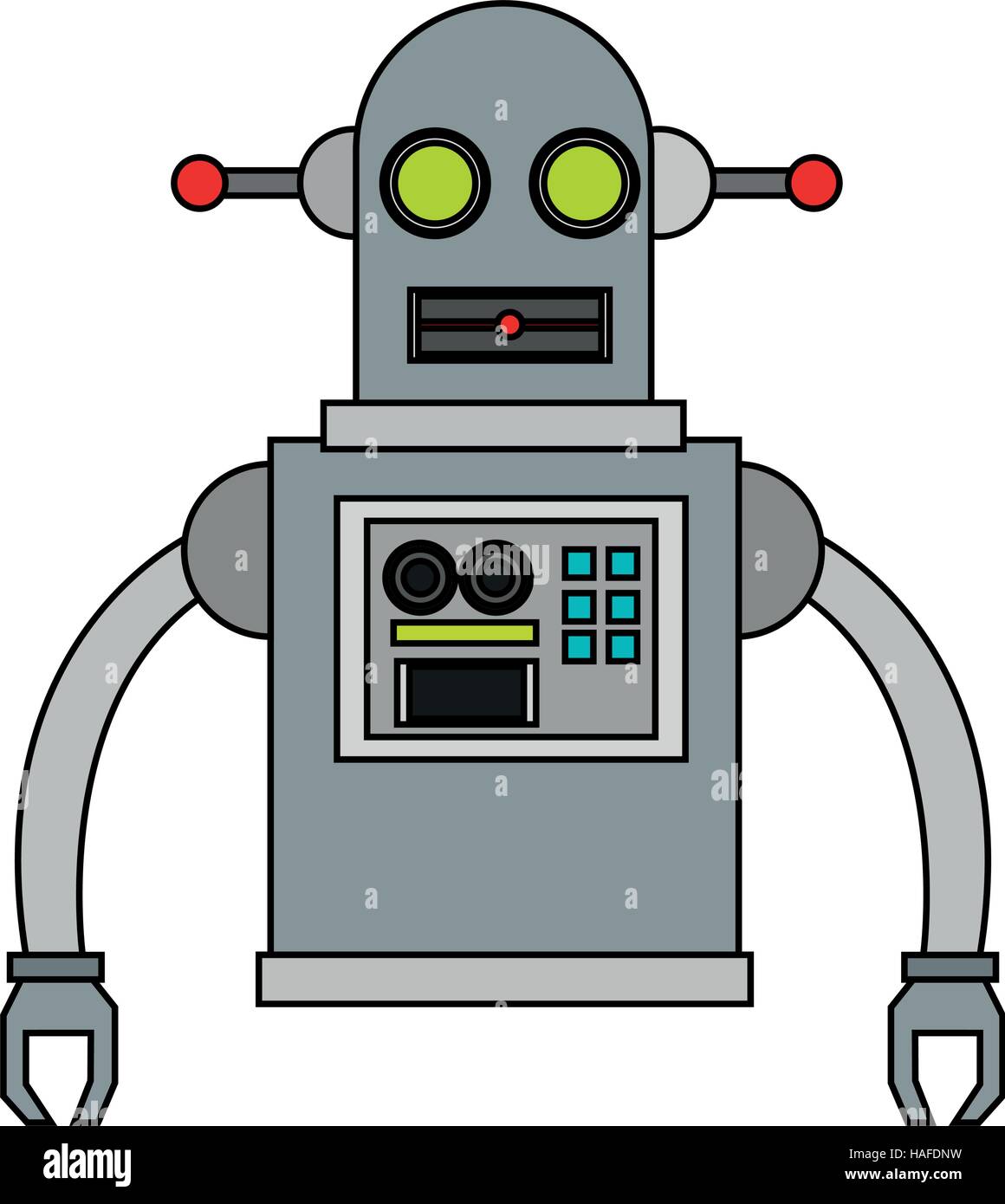 Isolated robot cartoon design Stock Vector Image & Art - Alamy