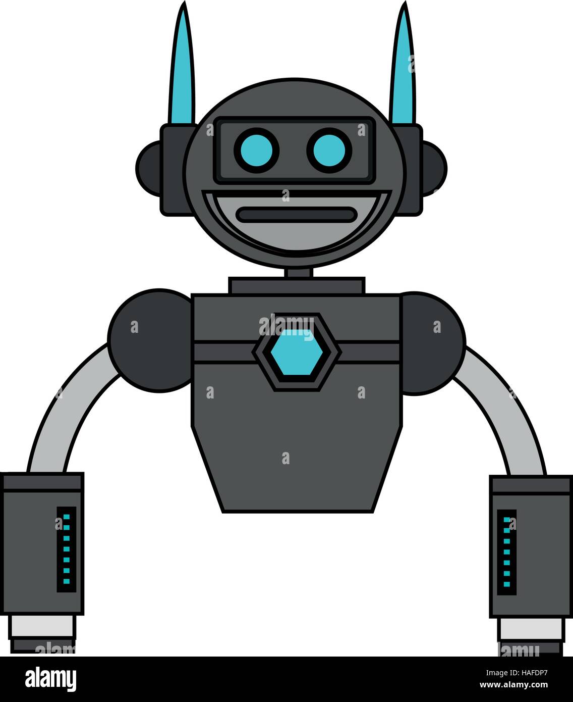 Isolated robot cartoon design Stock Vector Image & Art - Alamy