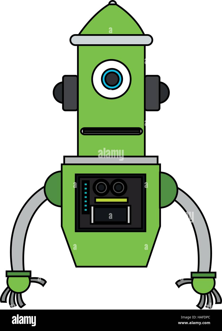 Isolated robot cartoon design Stock Vector Image & Art - Alamy
