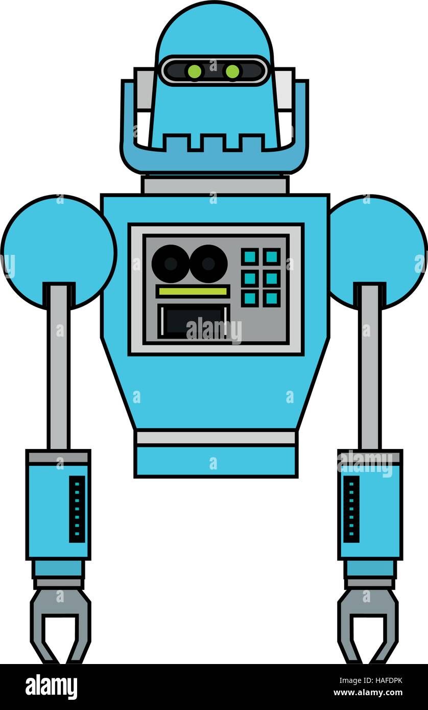 Isolated robot cartoon design Stock Vector Image & Art - Alamy
