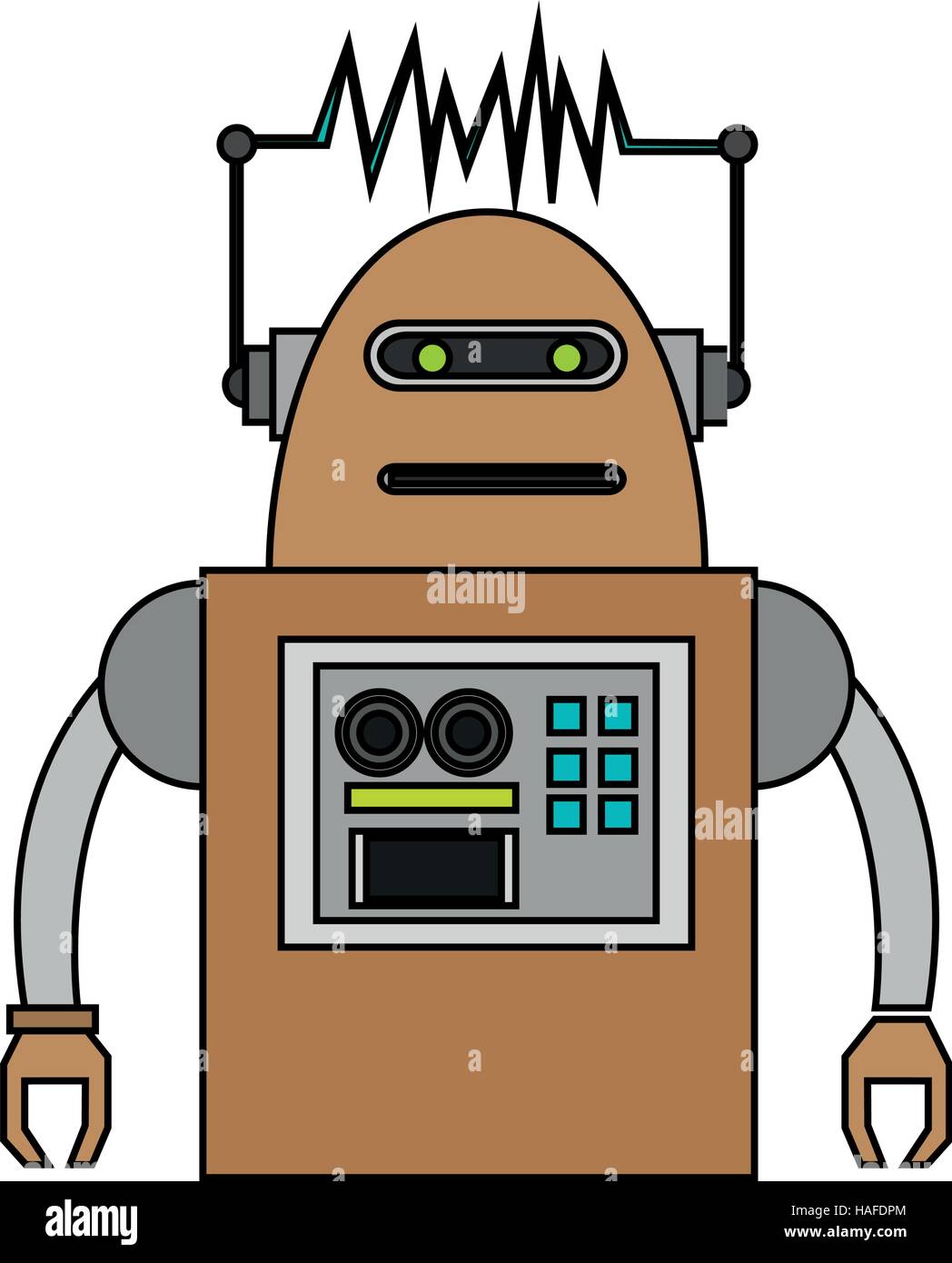 Isolated robot cartoon design Stock Vector Image & Art - Alamy