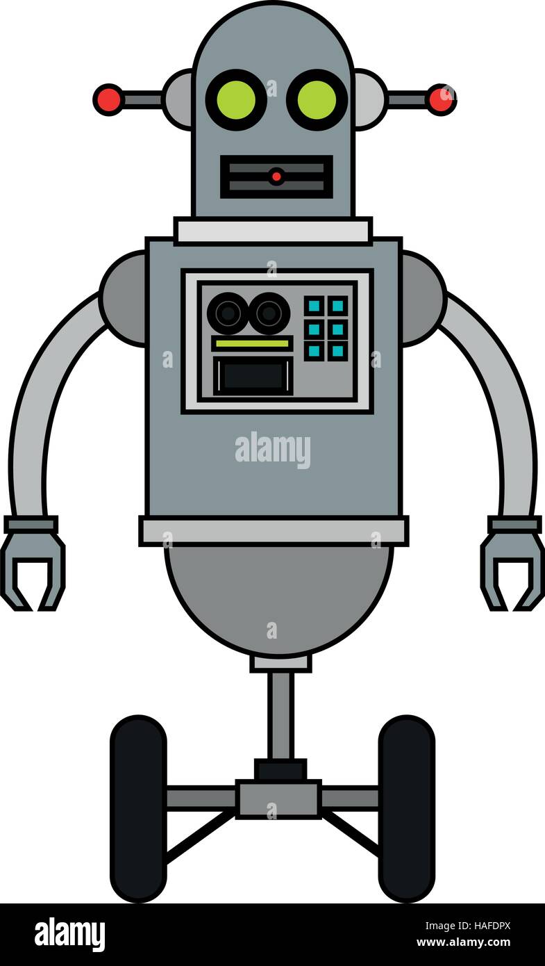 Isolated robot cartoon design Stock Vector Image & Art - Alamy