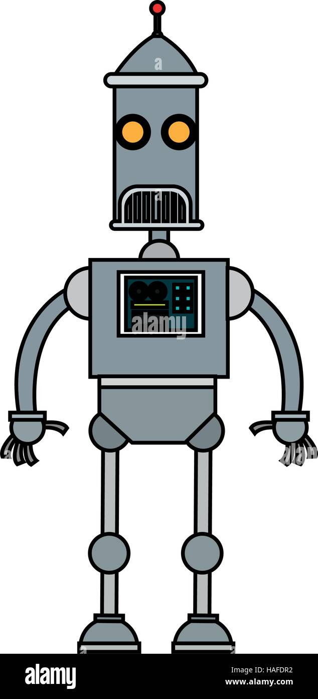 Isolated robot cartoon design Stock Vector Image & Art - Alamy