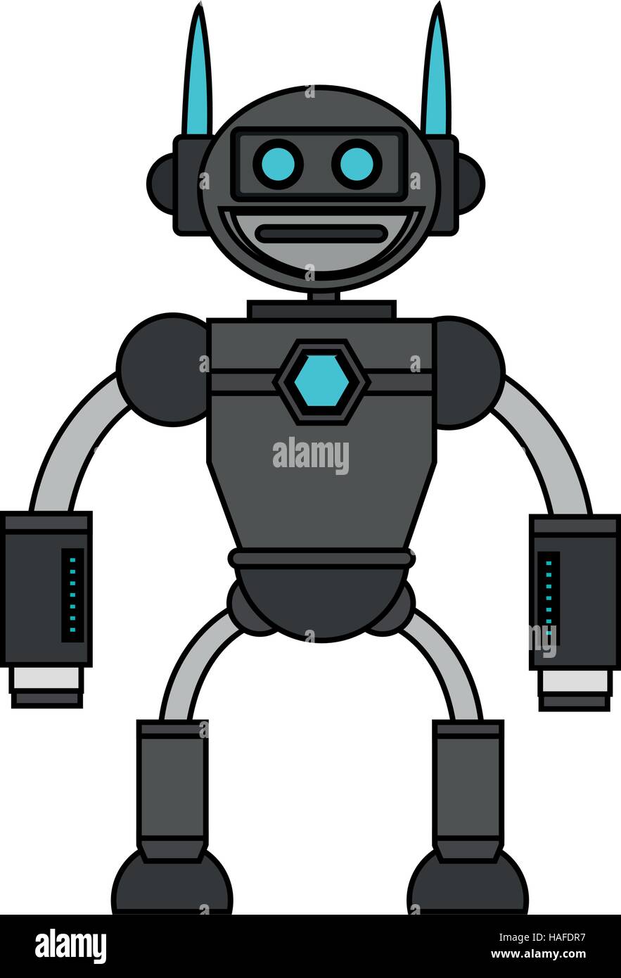 Isolated robot cartoon design Stock Vector Image & Art - Alamy