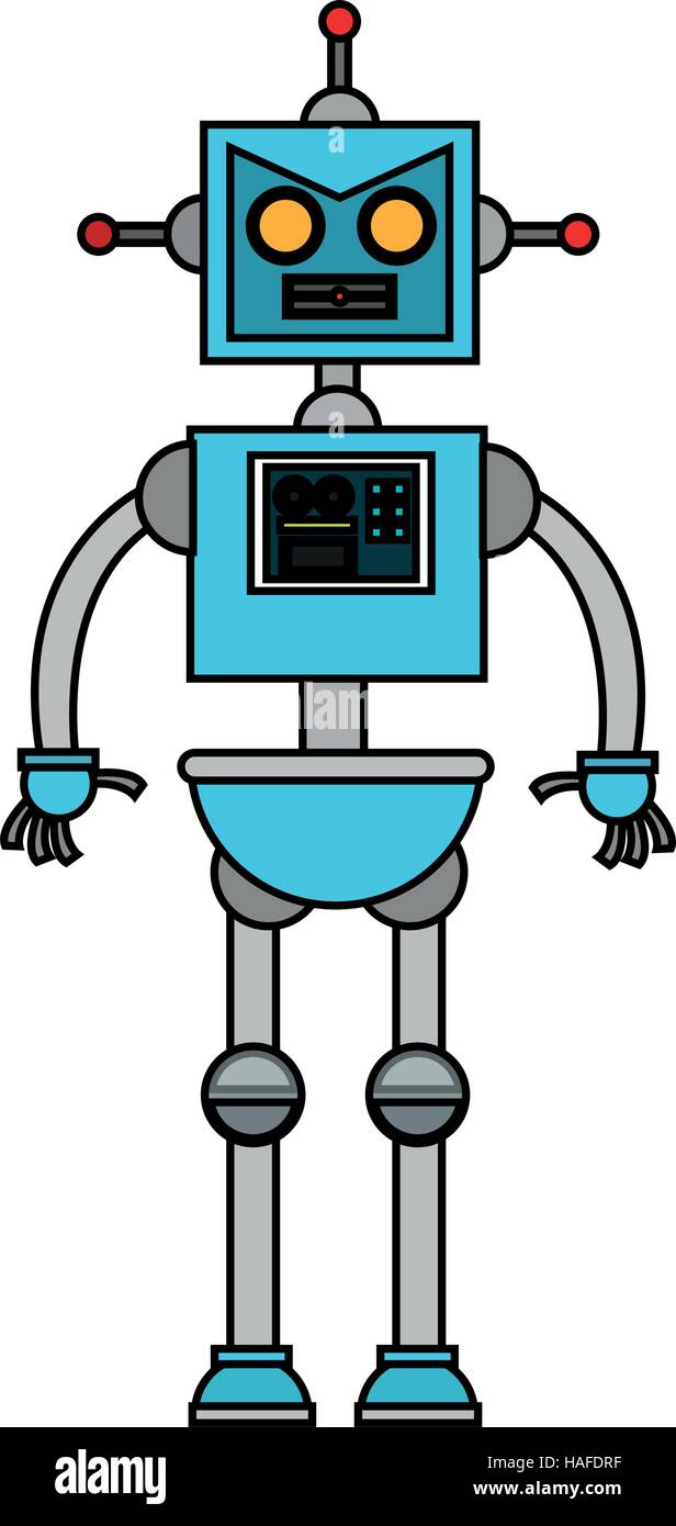 Isolated robot cartoon design Stock Vector Image & Art - Alamy