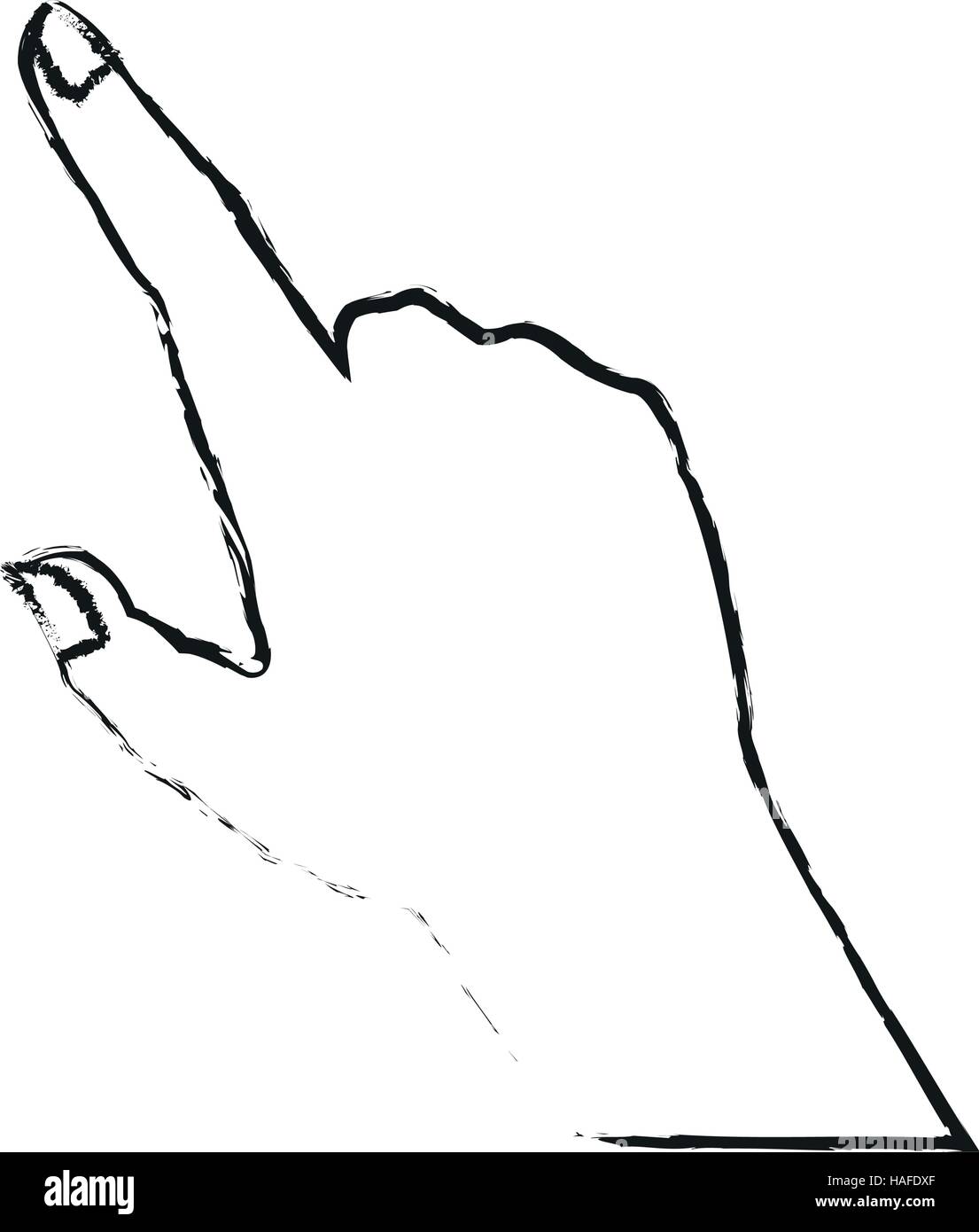 Isolated human hand design Stock Vector Image & Art - Alamy