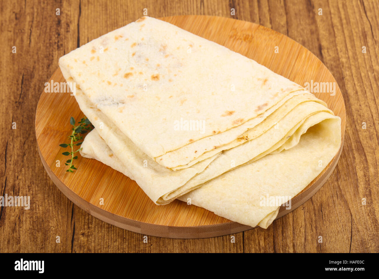 Armenian bread - lavash on the wood background Stock Photo - Alamy