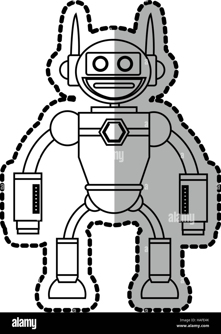 Isolated robot cartoon design Stock Vector Image & Art - Alamy
