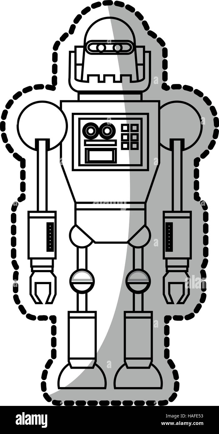 Isolated robot cartoon design Stock Vector Image & Art - Alamy